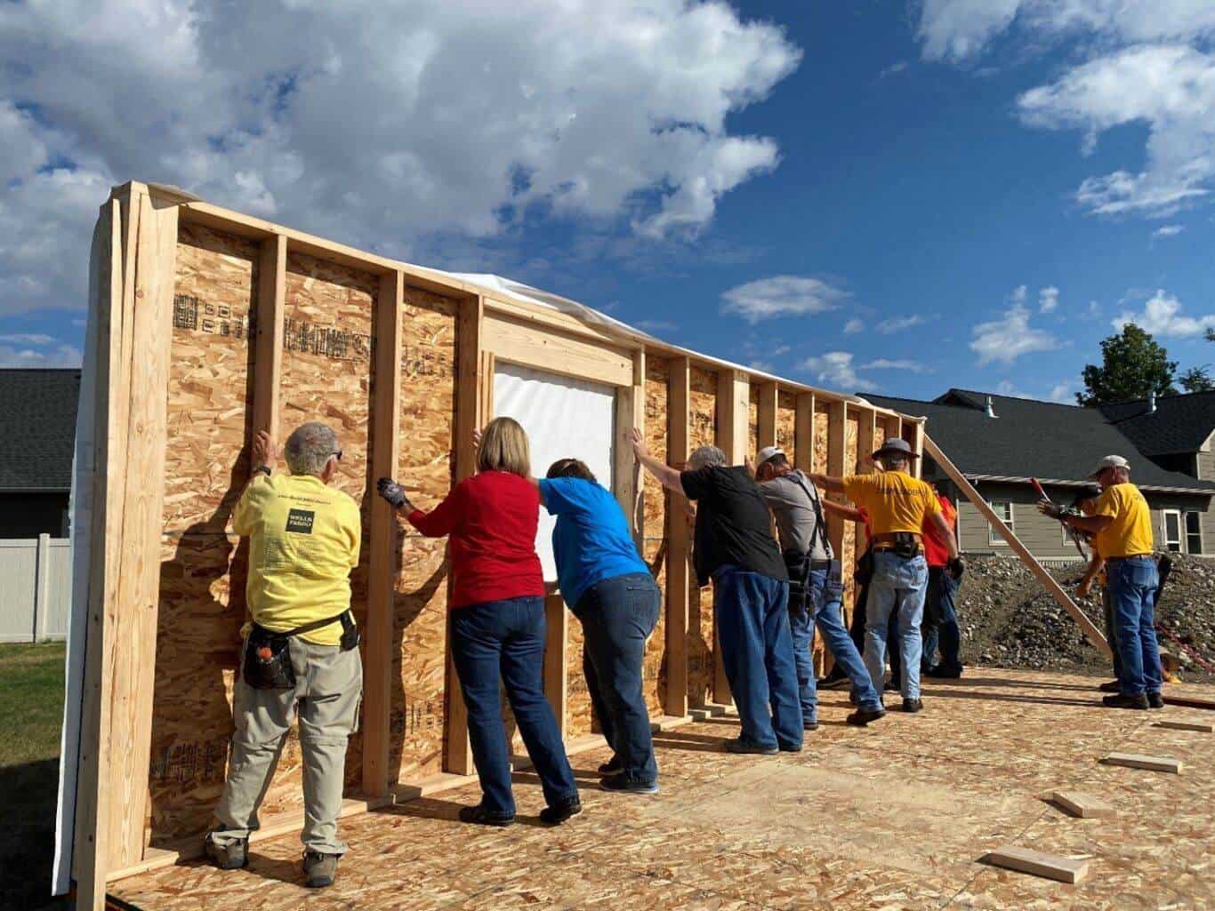 Wall Raising for House #93 | Habitat for Humanity Billings